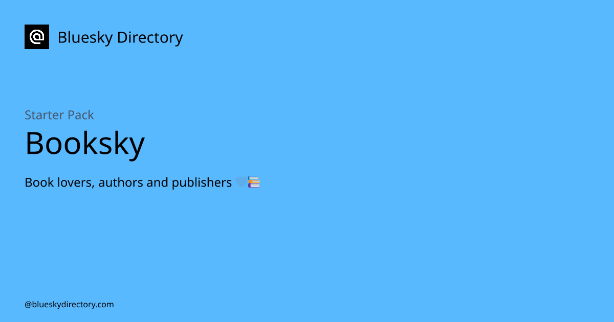 Booksky - Bluesky Directory