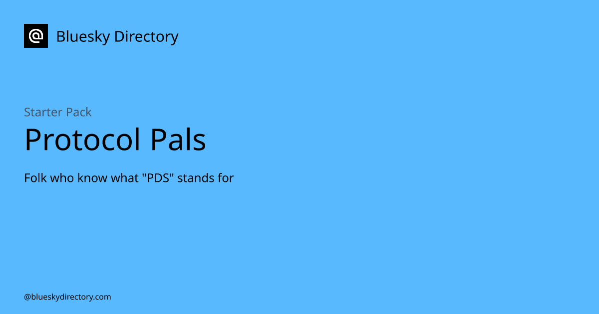 Protocol Pals - Bluesky Directory