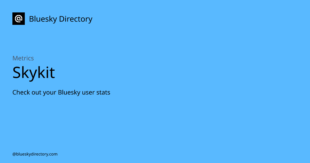 Skykit - Bluesky Directory