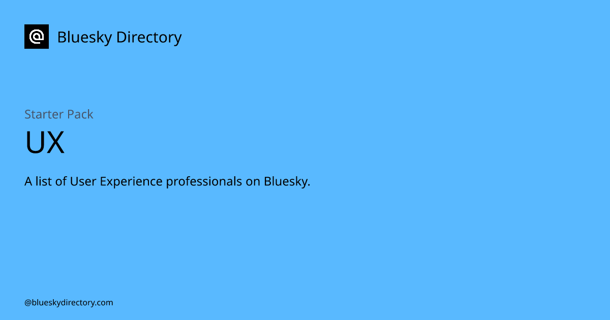 UX - Bluesky Directory